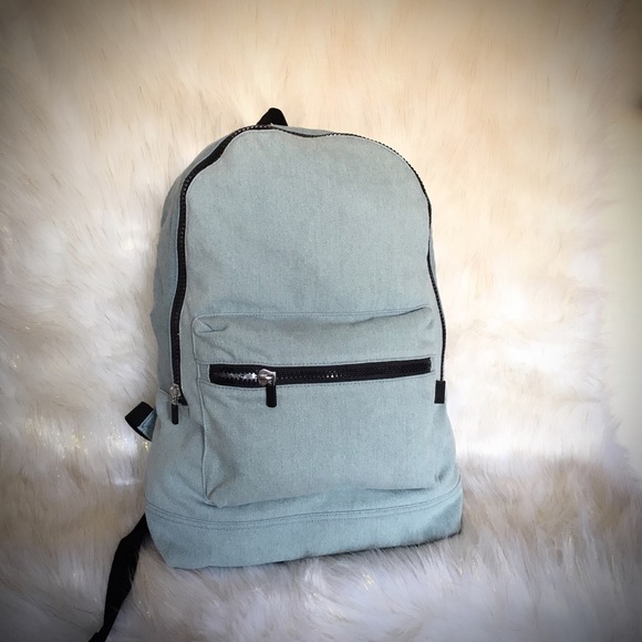 PINK Victoria's Secret | Bags | Fullsized Backpack Denim | Poshmark